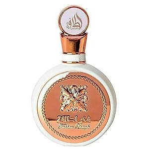Fakhar EDP - Eau de Parfum 100ml(3.4 oz) | Oriental Alchemy | Intense notes of lily, jasmine, white flowers, honeysuckle, fruity notes, vanilla & white musk | violet leaf, masculine nutmeg & bergamot | by Lattafa Perfumes (Fakhar Women)