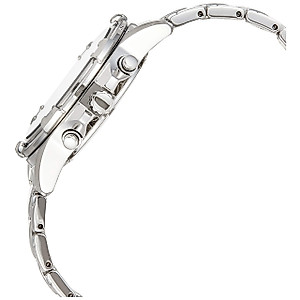 Seiko Men's SSC141 Stainless Steel Solar Watch with Blue Dial