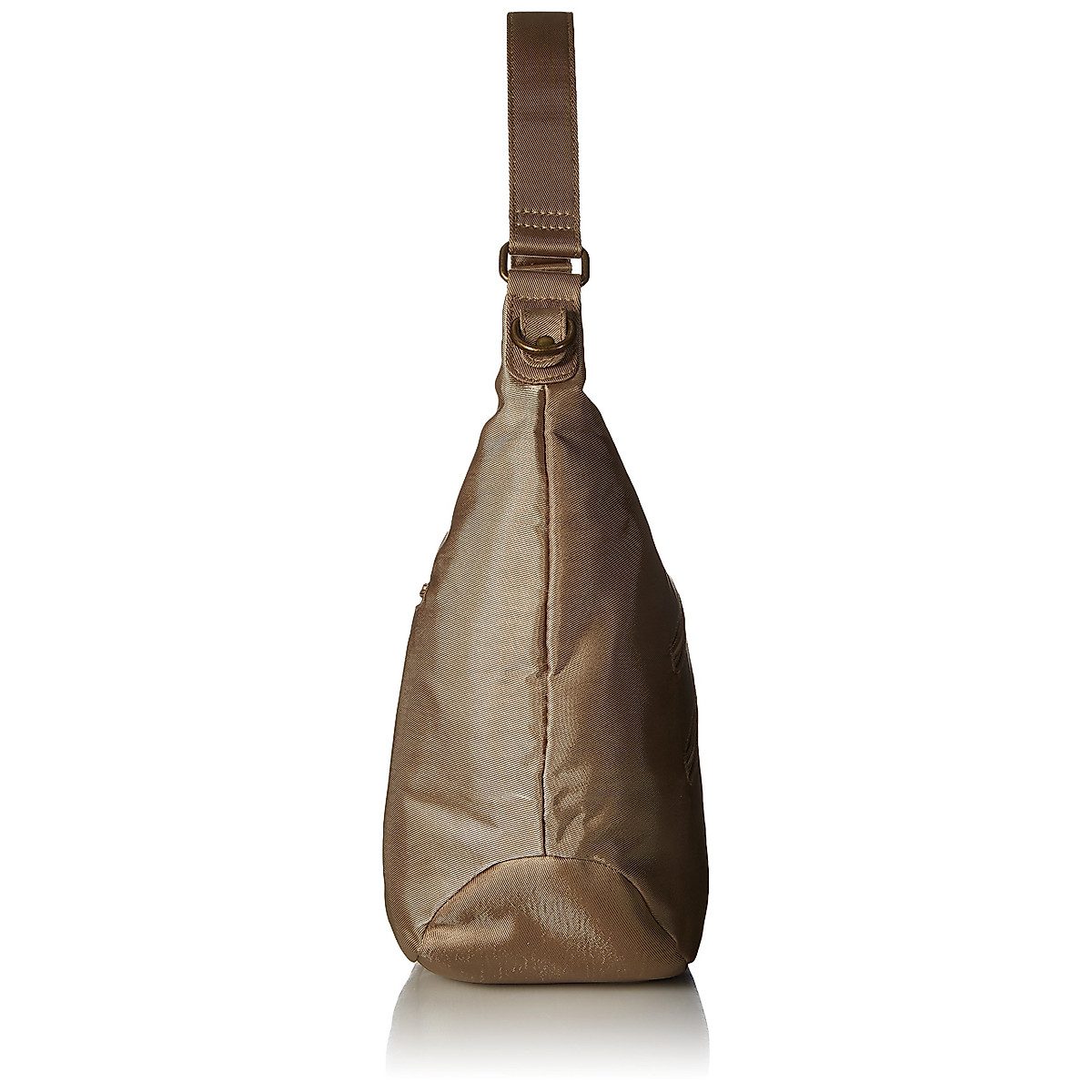 Travelon Convertible Hobo with RFID Protection - Champagne