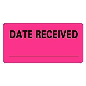 LabelValue DATE RECEIVED Medical Labels LV-MQC5
