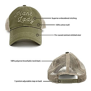 UP THE MOMENT Plant Lady Hat, Plant Lady Gift, Succulent Plants Gift, Garden Gifts for Women, Plant Lover Gifts, Plant Gift, Gifts for Gardeners Women, Plant Gifts for Women Olive, Khaki