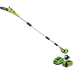 Greenworks 40V 8" Pole Saw, 2.0Ah Battery (Gen 1)
