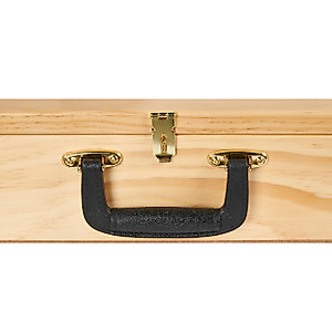 SSWBasics 36-Inch Portable Natural Pine Wood Countertop Display Case - Showcase Your Items in Style with a 24" W x 36" L x 4" D Elegant and Versatile Display Box