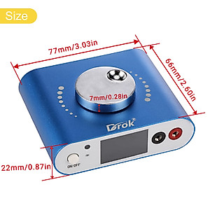 Buck Boost Converter 12V, DROK 6V-30V to 0-36V 5.1A 180W Adjustable Power Converter, 6V 12V 24V 36V Power Supply with Remote Control, LCD Digital Display Temperature Voltage Regulator