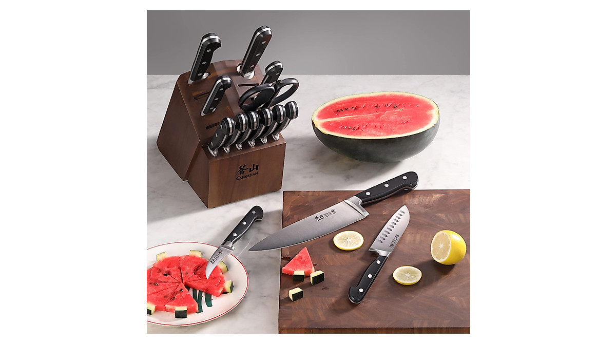 Cangshan Adams 15-Piece Knife Set - Superior German Steel
