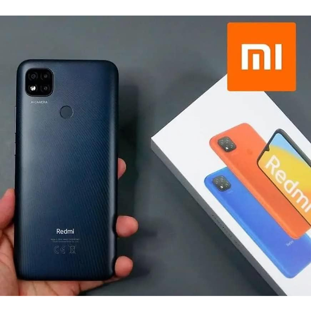 Xiaomi Redmi 9C Smartphone 128GB + 4GB 6.53"HD + Dot Drop Display 5000mAh, Face Recognition AI, 13 MP, Triple Camera (NOT for Verizon Boost Cricket) + (w/Fast Car Charger Bundle) (Midnight Gray)