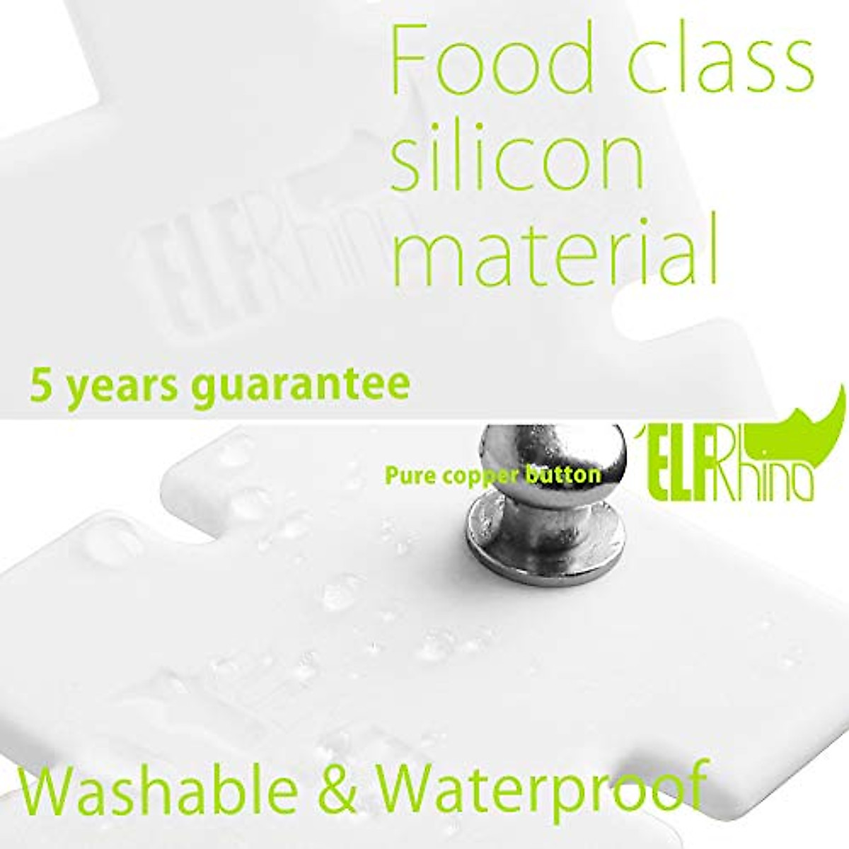 ELFRhino Silicone Earphone Organizer Earphone Wrap Winder Headphone Cord Organizer Wrap Winder Manager/Cable Winder 3 Pieces