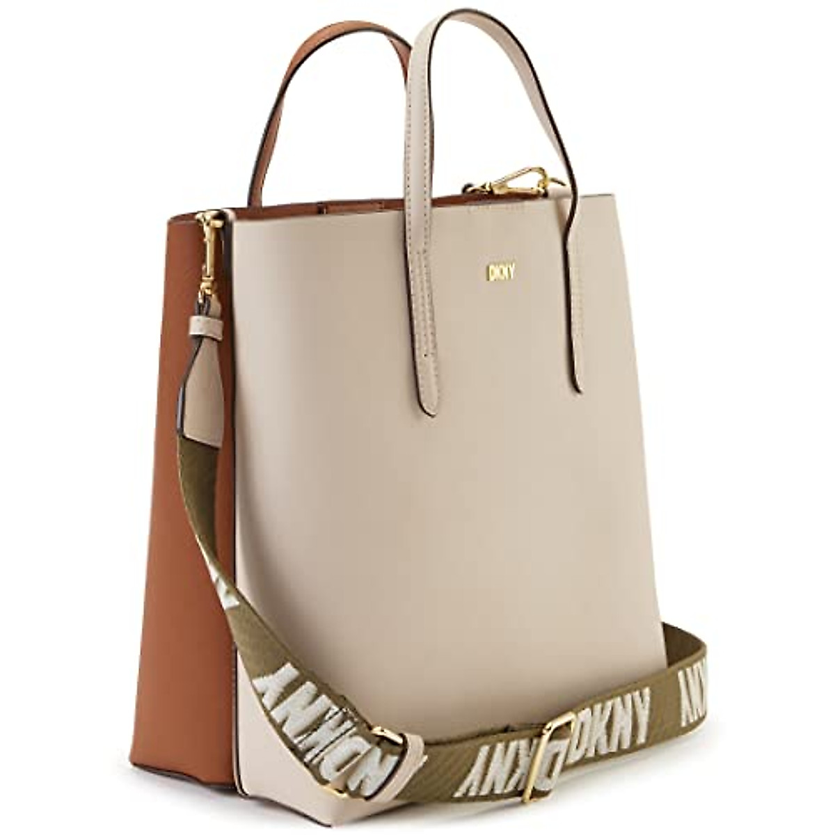 DKNY INES Tote Bag, Eggshell/CRML