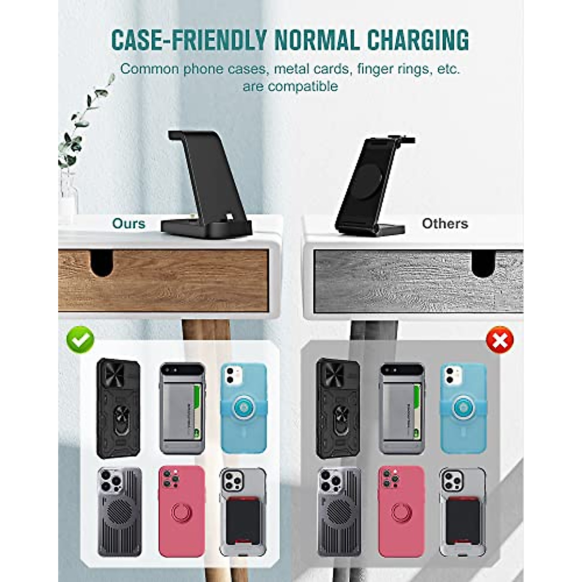 Apetiy Charging Station for Multiple Devices Apple, 3 in 1 Fast Charging Station Dock for iPhone 14/13/12/11 (Pro)/XS/XR/X/8/7/6/5, Apple Watch Series Ultra/8/7/6/SE/5/4/3/2 & AirPods with Adapter
