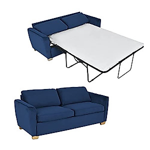 MUZZ Muzz Queen Size Pull Out Sofa Bed, Pull Out Sofa Couch, Sleeper Sofa Bed with Memory Foam Mattress, 2-in-1 Sleeper Sofa