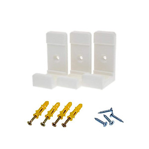 New Game Storage Set Bracket Wall Mount Console Stand Controller Holder Host Rack(1 set-For PS4 Slim,white)