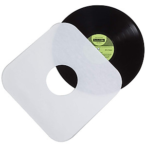 Vinyl Record Inner Paper Sleeves - Premium Acid Free Protection Covers for 12 inch LP Albums - 50 Pack