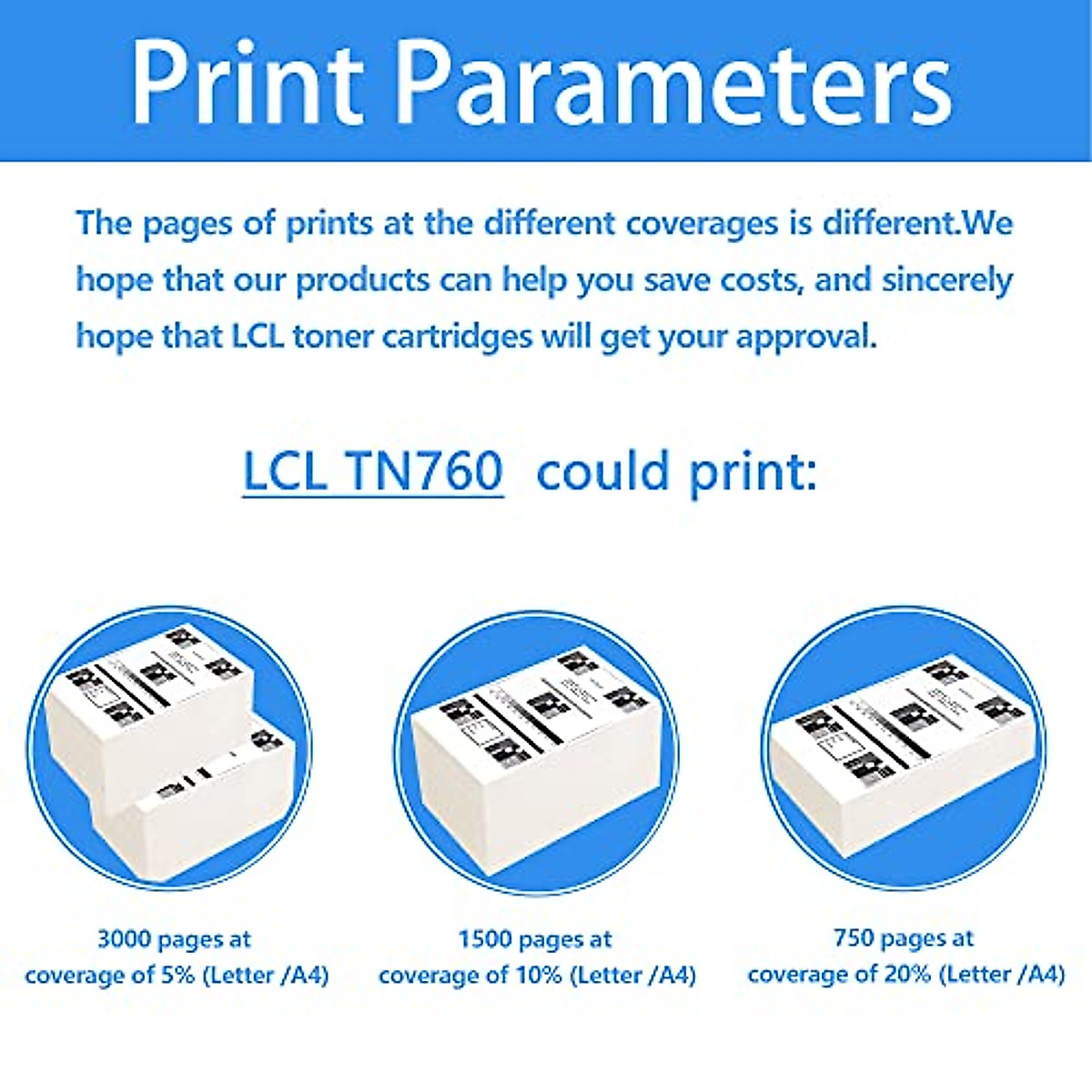 LCL Compatible Toner Cartridge Replacement for Brother TN760 TN-760 TN730 TN-730 3000 Pages DR730 DR-730 12000 Pages HL-L2350DW HL-L2390DW HL-L2395DW HL-L2370DW HL-L2310D HL-L2357 (3Pack 2Toner+1Drum