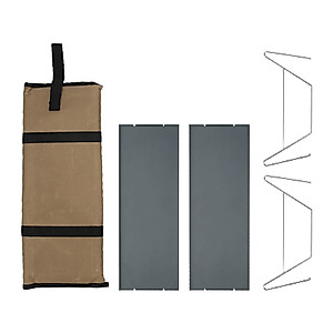 Topyond Portable Aluminum Alloy Barbecue Table, Detachable Camping Table Corrosion Resistance Stable Table Easy to carry for Camping Picnic Backyard