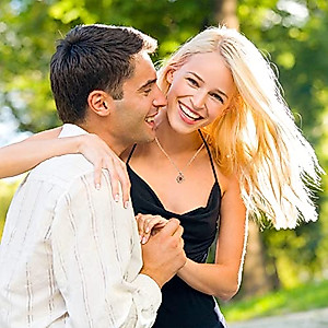 Couple Necklace Matching Sun and Moon Necklaces for Him and Her I Love You Necklace 100 Languages for Couples and Best Friends