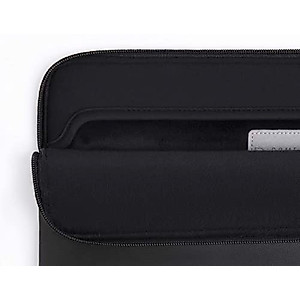 Comfyable Slim Protective Laptop Sleeve 14 Inch Snugly Compatible with MacBook Pro 14-inch M2 Pro/Max 2023 & M1, PU Leather Bag Waterproof Cover Notebook Computer Case for Mac, Black