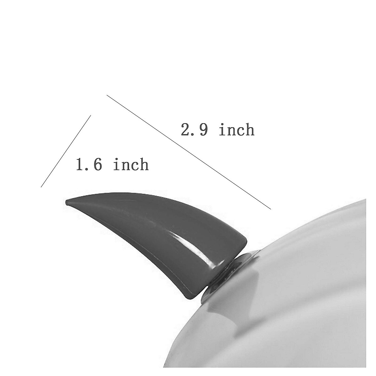 HHongJM Rubber Helmet Horn for Motorcycle Bicycle Ski Car Decoration Suction Cup Design 2PCS (Pink)+1PCS Bell