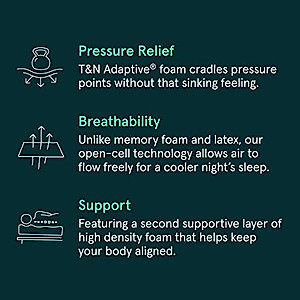 Tuft & Needle 2022 Original Firm Cal King Size Adaptive Foam Mattress in a Box, Cooling Gel, Pressure Relief, Supportive, 100 Night Trial, Fiberglass Free, CertiPUR-US, 10-Year Limited Warranty