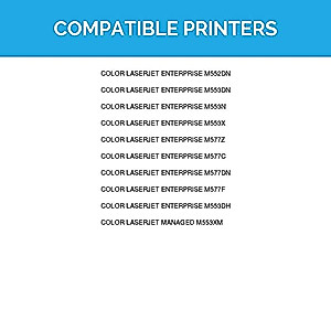 LD Compatible Toner Cartridge Replacement for HP 508X CF362X High Yield (Yellow)