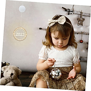 DOITOOL 2023 Lights Color Lights Curtain Lights Christmas Silhouette Light Christmas Sucker Light Christmas Window Hanging Lights Decoration Window Trim Holiday Lights White Acrylic Led