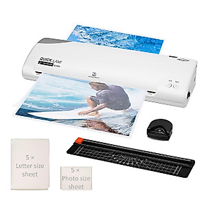 SINCHI 40-Second Warm-up, High Speed, 13-inch Laminating Machine for Business/Office/School/Home, Never Jam Thermal Laminator Machine with Laminating Sheets Starter Kit