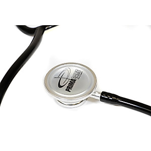 Primacare DS-9291-BK Pediatric Size 22 Inch Stethoscope for Clinical and Screening Instruments, Lightweight and Aluminum Dual Head Flexible Stethoscope, Black