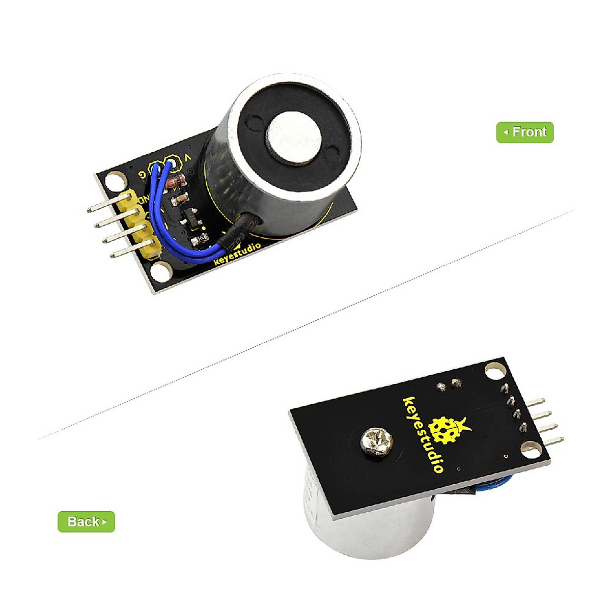 KEYESTUDIO 5V DC Force Electric Lifting Magnet Solenoid Electromagnet Module for Arduino