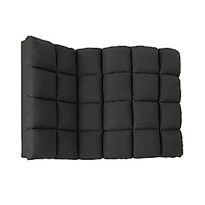 Christopher Knight Home Kaniel Traditional Tufted Fabric Double Chaise, Dark Grey / Dark Espresso