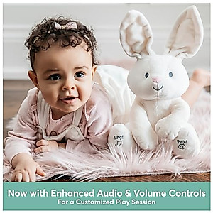 GUND Baby Flora The Bunny Animated Plush, Singing Stuffed Animal Toy for Ages 0 and Up, Cream, 12" (Styles May Vary)
