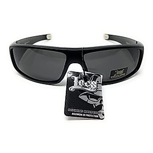 Locs - Flat Top Wrap OG Gangsta Hardcore Locs Sunglasses (Matte Black), unisex-adult