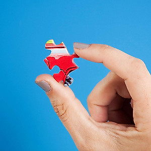 Bits and Pieces – 4-in-1 Multi-Pack 500 Piece Jigsaw Puzzles for Adults – Village Life by Artist Steve Crisp, Completed Puzzle Size: 16" x 20"