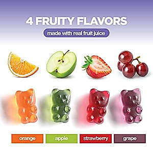 Sugar-Free Gummy Bears Keto Candy - Assorted Fruit Flavors Keto Snacks - Vegan Gummy Bears, Gluten-Free, Low Carb, Keto-Friendly, Sugar-Free Gummies - Bulk 2 LB
