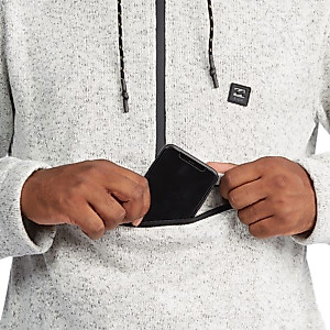 Billabong mens Boundary Pullover Shirt, Grey Heather, Small US