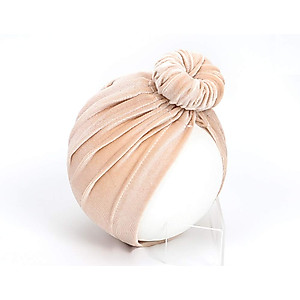 Awyjcas Newborn Baby Toddler Cotton Hat Babys Turban Kids Knotted Hat Cap Set (BB03)