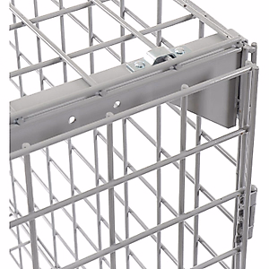 Global Industrial Wire Mesh Security Cage, 48 x 24 x 48