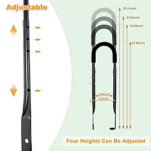 MOLI DEE Children Cycling Bike Safety Trainer Handle Balance Push Bar (a-black)