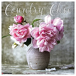 Willow Creek Press Country Chic Monthly 2024 Wall Calendar (12" x 12")