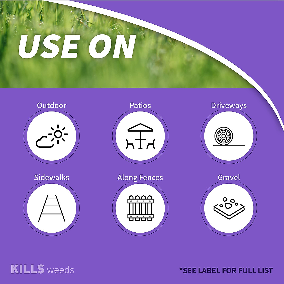 Bonide Flagline Ground Force Vegetation Killer, 128 oz Concentrate Provides Year Long Protection Against Weeds, Grasses & Roots