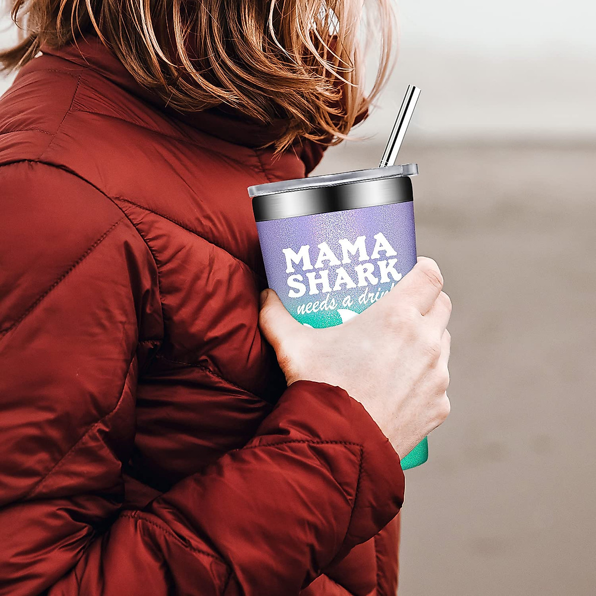 Fufendio Mothers Day Gifts for Mom from Daughter - Funny Best Mom Birthday Gifts from Son, Kids - Tumbler Mug Cup