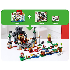 LEGO Super Mario Bowser’s Castle Boss Battle Expansion Set 71369 Building Kit; Collectible Toy for Kids to Customize Their Super Mario Starter Course (71360) Playset (1,010 Pieces)