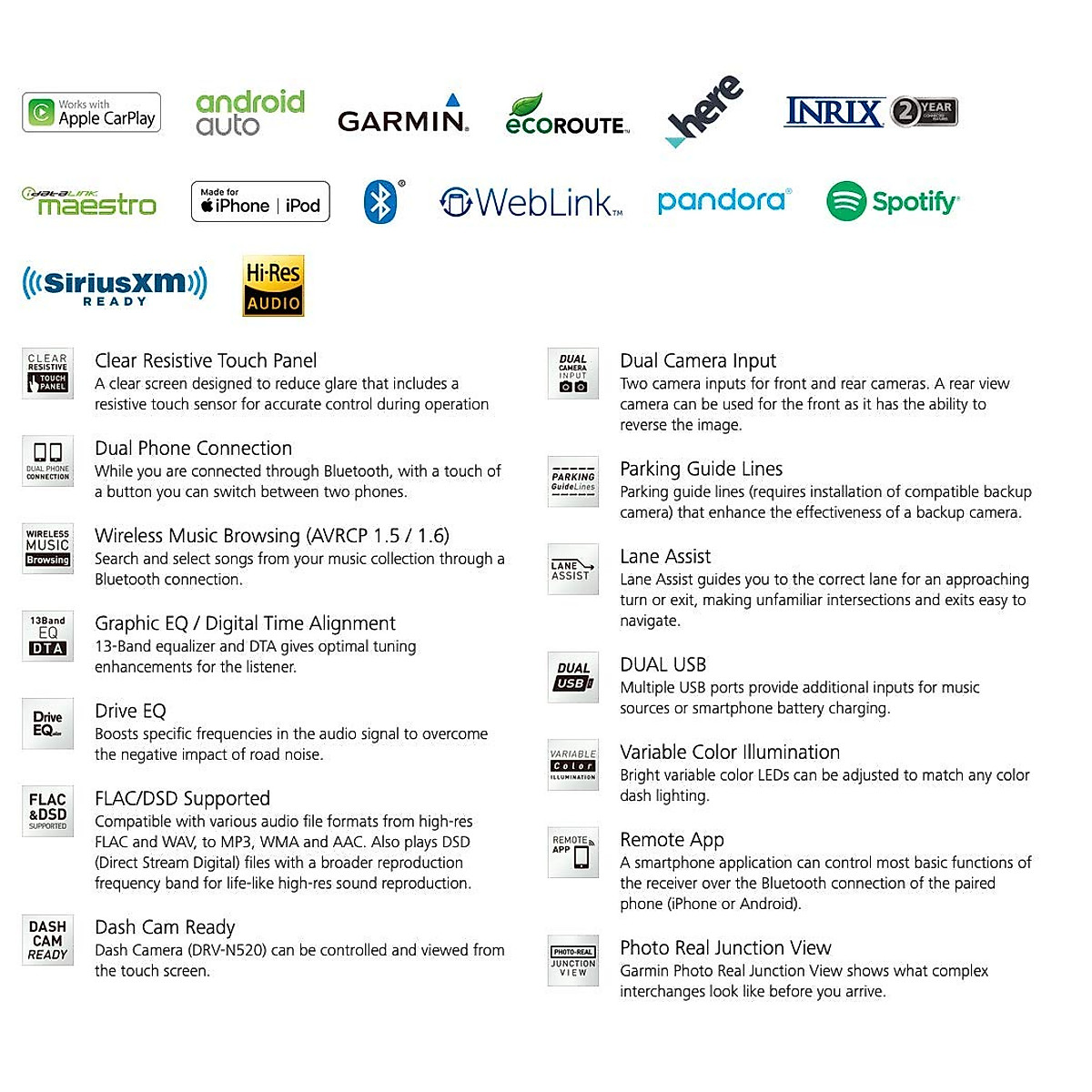 Kenwood DNX775RVS Navigation Receiver