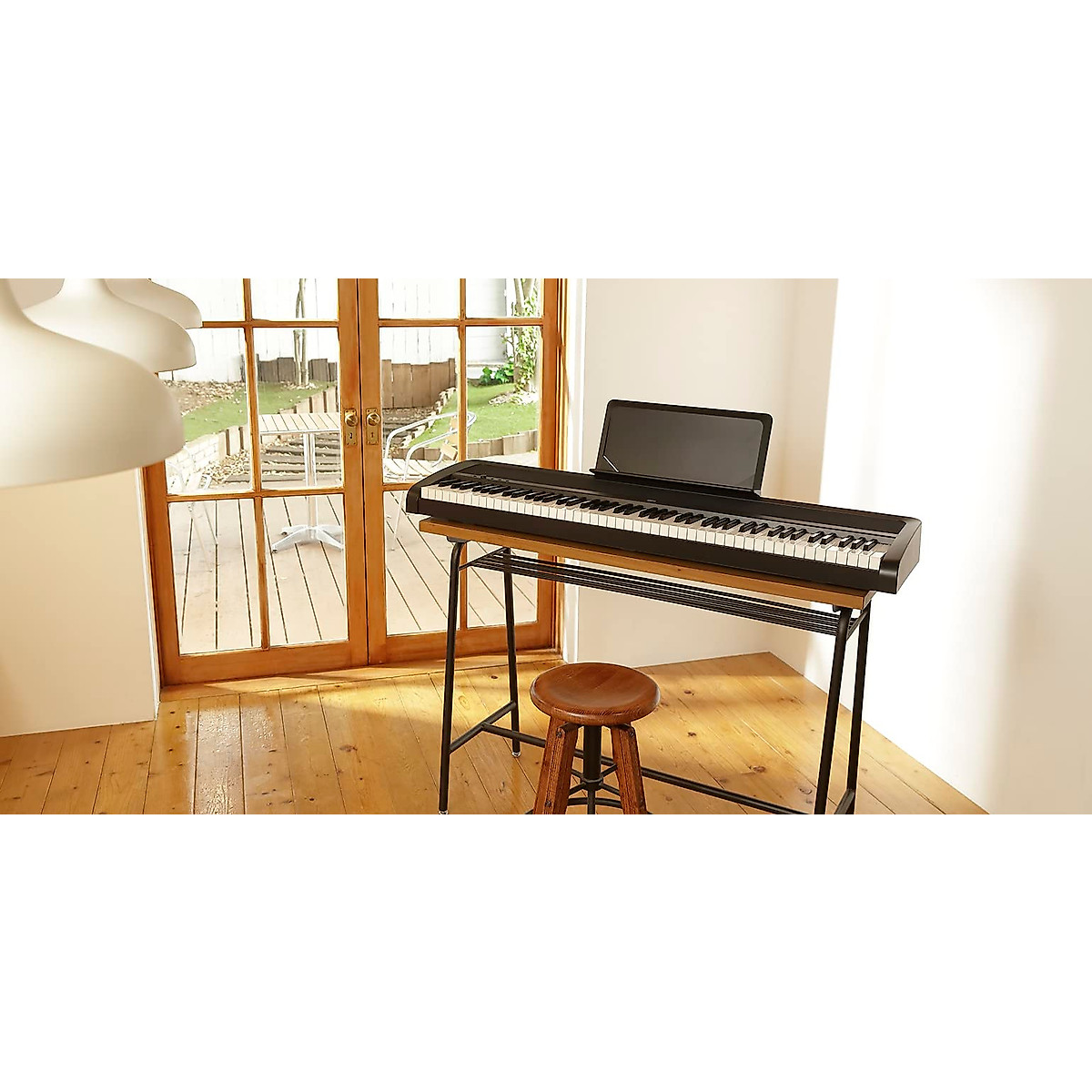 Korg 88-Key Lighter-Touch Digital Piano with Audio and MIDI USB, Free Software