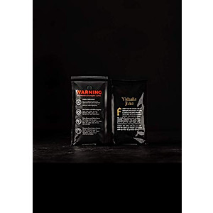Death Wish Coffee Co. Dark Roast Grounds 16 Oz & Valhalla Java Dark Ground Coffee 12 Oz- Extra Kick of Caffeine in 1 Powerful Bundle - Hardcore Coffee from Arabica & Robusta Beans for Tough Days
