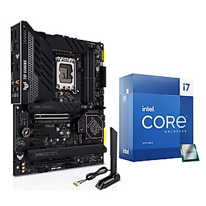 INLAND CPU Motherboard Combo - Intel core i7-13700K Desktop Processor 16 (8P+8E) Cores up to 5.4 GHz Unlocked Bundle with ASUS TUF Gaming Z790-Plus WiFi D4 LGA 1700 ATX Gaming Motherboard