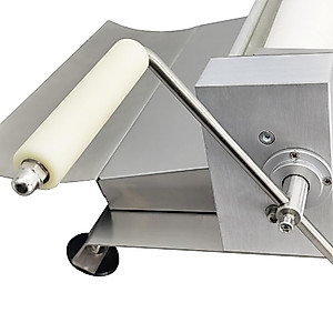 HayWHNKN Manual Dough Sheeter 16.5'' Dough Roller Sheeter Fondant Sheeter Stainless Steel Dough Press Machine Pastry Machine Pasta Maker for Fondant, Croissants, Icing, Pizza and Puff Pastry
