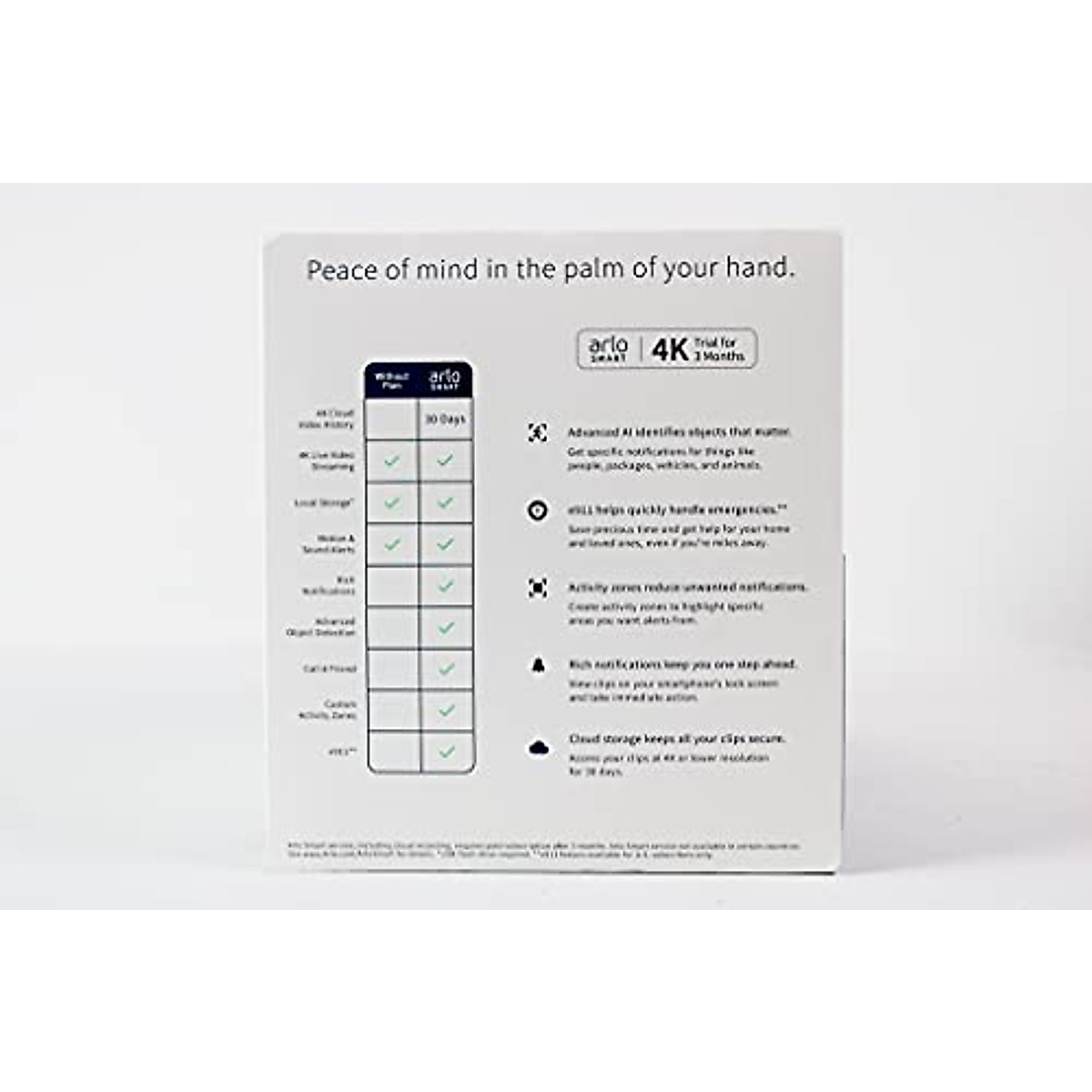 Arlo outdoor Ultra 2 Spotlight Camera Wire Free Security System 4 Pack with Total Security