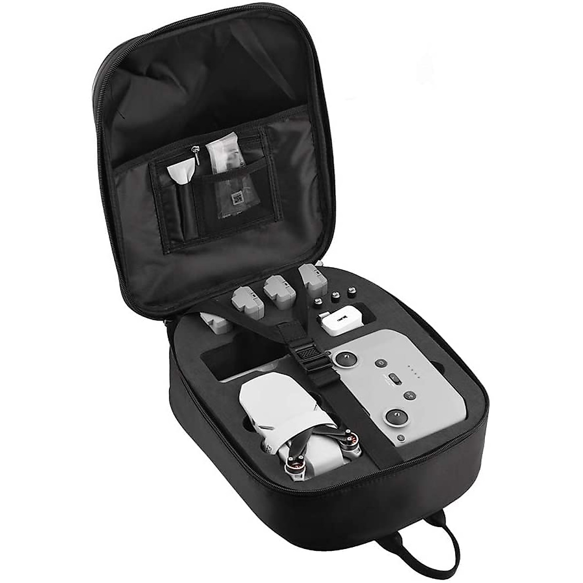 JOYSOG Mavic Mini 2 Bag Case,Hardshell Backpack Waterproof Storage Bag Carrying Case For DJI MINI 2 Drone Controller Accessories