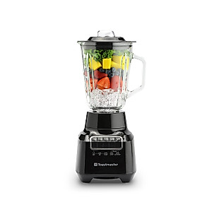 Toastmaster 400 Watt Blender with 48 oz Glass Jar, Black, TM-400BL