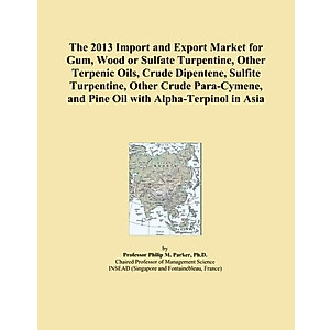 The 2013 Import and Export Market for Gum, Wood or Sulfate Turpentine, Other Terpenic Oils, Crude Dipentene, Sulfite Turpentine, Other Crude Para-Cymene, and Pine Oil with Alpha-Terpinol in Asia