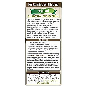 NeilMed Sinus Rinse Kit with Xylitol, 50 Count (Pack of 1)
